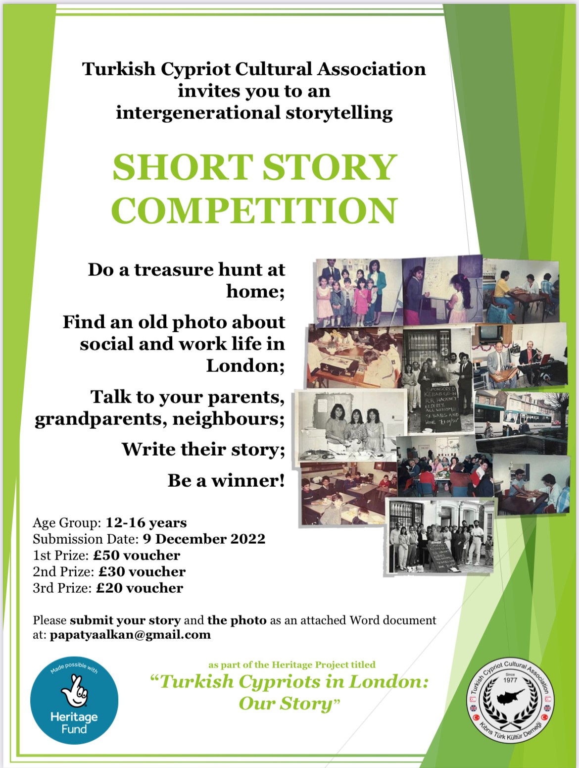 Intergenerational Short Story Writing Contest - Turkish Cypriot ...